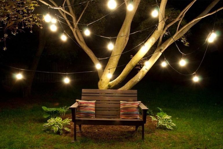 Light Up Your Garden with Outdoor Tree Lighting Ideas - TheArches