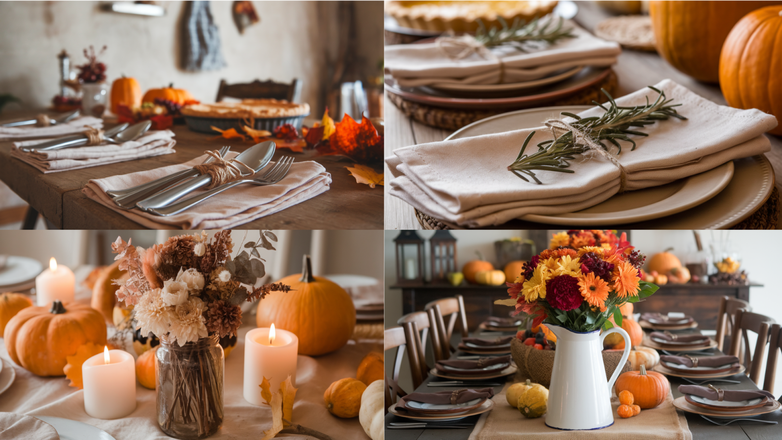 33 Easy Thanksgiving Table Decor Ideas for Your Home - The Arches